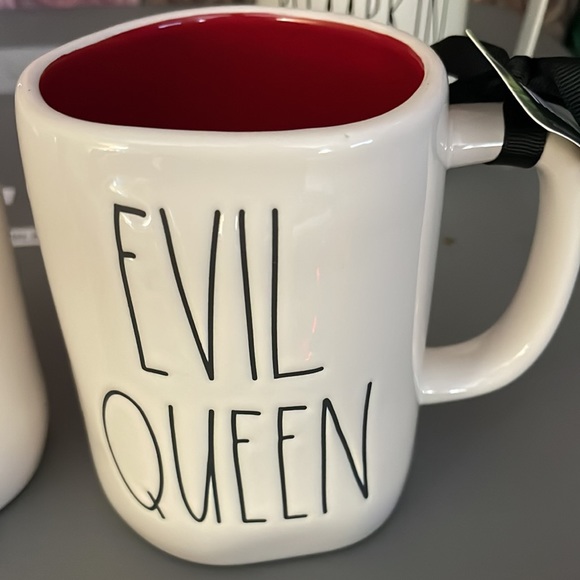 Rae Dunn | Kitchen | Rae Dunn Evil Queen Mug White And Red Nwt | Poshmark